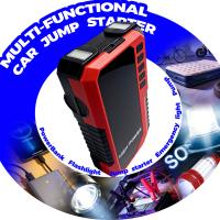 China Portable Car Jump Starter with 600A Peak Current 150PSI Tire Inflator and 6400mAh Power Bank for sale