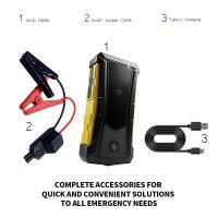 China Powerful 1200A Peak Current Jump Starter with Multi-Output Ports and Fast Type-C Charging for Emergency Vehicle Charger for sale