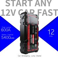 China Durable 600A Peak Current Jump Starter with 6400mAh Battery and Rugged Design for Emergency Vehicle Charging for sale