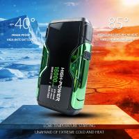 China Portable Car Jump Starter with 600A Peak Current 6400mAh Battery Booster LED Flashlight & Emergency Strobe for sale