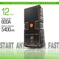 China Rugged 600A Peak Current Car Jump Starter with 16000mAh Capacity and Multi-Function Lighting for sale
