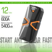 China 600A Peak Current Car Jump Starter with 6000–16000mAh Battery Capacity and Digital Display for sale