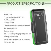 China Super Capacitor Jump Starter with 800A Peak Current and 1000A Starting Current for Ultra-Low Temperature Performance for sale