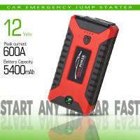 China Portable Car Jump Starter 600A Peak 5400mAh Battery Booster with LED Flashlight & Emergency Strobe for sale
