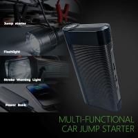 China Portable Car Jump Starter with 600A Peak Current 6000-8000mAh Battery Booster Power Bank and LED Flashlight & Emergency Strobe for sale