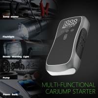 China Car Jump Starter with 150PSI Tire Inflator 8000mAh Battery and 80W Motor for sale