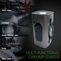 China 12V Multi-Function Jump Starter with 150PSI Air Compressor 8000mAh Battery and 800A Peak Current for sale