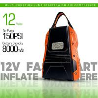 China High-Capacity 20000mAh Jump Starter with 150PSI Air Pump and LED Work Light for Emergency Vehicle Charging for sale