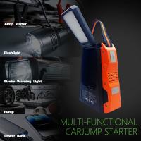 China High-Capacity 20000mAh Jump Starter with 150PSI Air Pump and LED Work Light for Emergency Vehicle Charging for sale