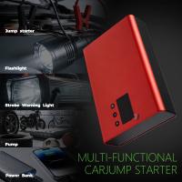China Slim Car Jump Starter with 1000A Peak, 12000mAh Battery Pack and 150 PSI Tire Inflator for sale