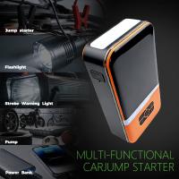 China Portable Car Jump Starter with 30000mAh Battery, 150 PSI Tire Inflator and 1000A Peak Current for sale