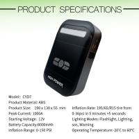 China Compact Multi Functional Jump Starter with 8000mAh Battery, 150 PSI Air Compressor, and 1000A Peak Current for Reliable Engine Ignition for sale