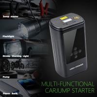 China Multi Functional Jump Starter with 150 PSI Air Compressor 6400mAh Battery and 600A Peak Current for sale