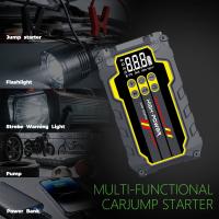 China 8000mAh Multi-functional Jump Starter with 150 PSI Air Compressor and 12V Vehicle Compatibility for sale