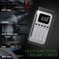 China High-Performance Jump Starter with 150 PSI Compressor 8000mAh Power Bank and 1000A Peak Output for sale