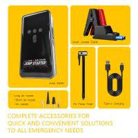 China 12V Car Jump Starter with 150 PSI Air Compressor and 12000mAh Power Bank - 1000A Peak Current for sale