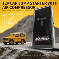 China 12V Car Jump Starter with 150 PSI Air Compressor and 12000mAh Power Bank - 1000A Peak Current for sale