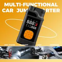 China Compact 12V Multi Functional Jump Starter with 150 PSI Air Compressor 8000mAh Battery and Digital Display for sale