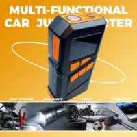 China 8000mAh Car Jump Starter with 150 PSI Air Compressor and Digital Display Power Bank for sale