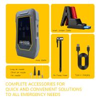 China Portable 12V Car Jump Starter with 1000A Peak Power 150 PSI Air Compressor and 10000mAh Power Bank for sale