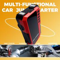China Compact 600A Peak Current Multi Functional Jump Starter with 150 PSI Air Compressor and 6400mAh Portable Power Bank for sale