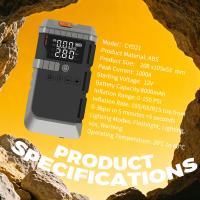China Portable Car Jump Starter with 1000A Peak Current 150 PSI Air Compressor and 8000mAh Power Bank for sale