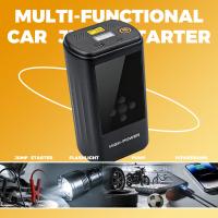 China Compact 12V Car Jump Starter with 150 PSI Air Compressor and 600A Peak Current for sale