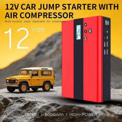 China 1000A Peak Current 12V Car Jump Starter with 12000mAh Portable Power Bank for Emergency Power for sale