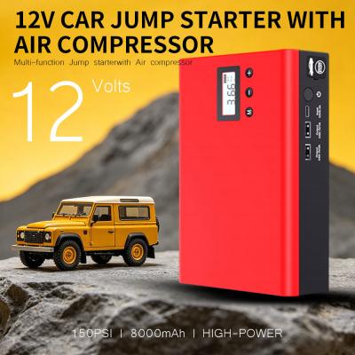 China Slim 12V Car Jump Starter with 1000A Peak Current and 12000mAh Battery Power Bank featuring Type-C Charging for sale