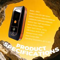 China Compact 600A Peak Current Car Jump Starter with 8000mAh Battery and 12V Output Portable Power Bank for sale