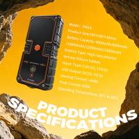 China Rugged 600A Peak Current Car Jump Starter with 8000mAh Battery and Durable ABS Shell for sale