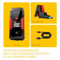 China 600A Peak Current Car Jump Starter with Wireless Charging and ABS + PC Fire-Resistant Housing for sale