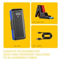 China Professional 1000A Peak Current Car Jump Starter with PD 100W Fast Charging and Digital Display for sale