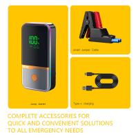 China High Capacity 12V Car Jump Starter 30000mAh Portable Battery Booster with LED Display for sale