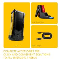 China High Power 12V Car Jump Starter with 1200A Peak Current and 8000mAh Battery Portable Battery Booster for sale