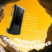 China High Power 12V Car Jump Starter with 1200A Peak Current and 8000mAh Battery Portable Battery Booster for sale