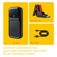 China Car Jump Starter 1000A Peak Portable Battery Booster with USB Output and Type-C Input 8000mAh Lithium-Ion Battery for sale