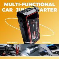 China 600A Peak Current Jump Starter with 6400mAh Battery and Built-in Flashlight Portable Battery Booster for sale