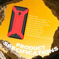 China Peak 5400mAh Portable Battery Booster with 600A Peak Current and Flashlight for Emergency Jump Start for sale