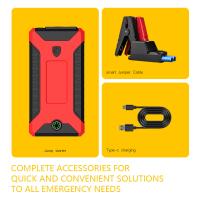 China Peak 5400mAh Portable Battery Booster with 600A Peak Current and Flashlight for Emergency Jump Start for sale