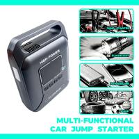China 12V 1000A Peak Current Jump Starter with 8000mAh Battery and 150PSI Air Compressor Portable Power Bank for sale