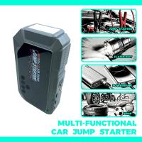 China 12V Car Jump Starter with 6000–12000mAh Portable Battery Booster and 150 PSI Tire Inflator for sale