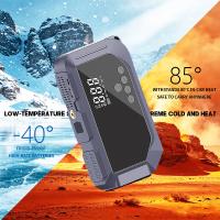 China 12V Car Jump Starter with 6000–12000mAh Portable Battery Booster and 150 PSI Tire Inflator for sale