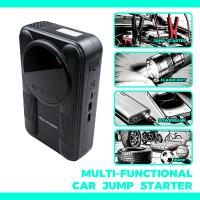 China Portable 12V Car Jump Starter with 1800A Peak Starting Current 12000mAh Battery and 150PSI Air Compressor Tire Inflator for sale