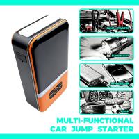 China Ultra-Capacity 600A Peak Current Jump Starter with 150PSI Air Compressor & 30000mAh Battery for sale