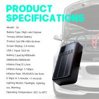 China Solar 12V Multi Functional Jump Starter with 150 PSI Air Compressor and 8000mAh Portable Power Bank for sale