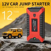 China Rugged Shock-Resistant 600A Peak Current Jump Starter with 5400mAh Battery and Emergency Light for sale