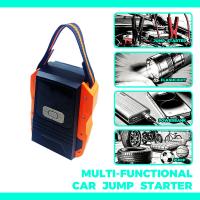 China Heavy-Duty 12V Jump Starter with 1000A Peak Current 150 PSI Air Compressor and LED Work Light for sale