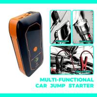 China Compact 12V Car Jump Starter with 150 PSI Digital Tire Inflator and 6000mAh-16000mAh Battery Capacity for Portable Power Bank for sale
