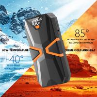 China Compact Digital 12V Car Jump Starter with 6000mAh Battery 500A Start Current and Built-in Air Compressor for sale